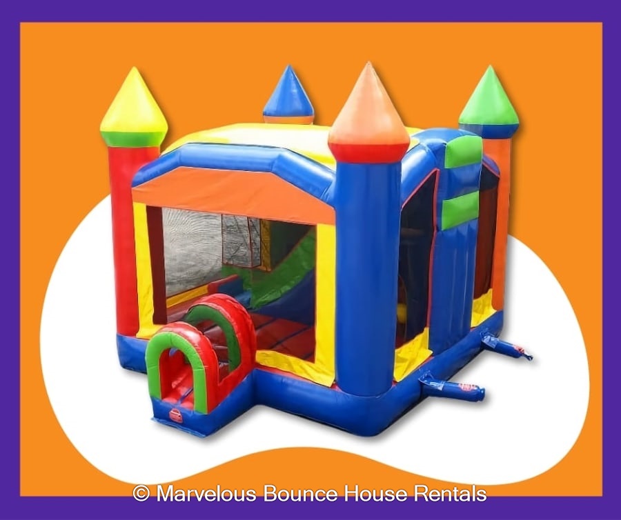 Jumper With Slide - Bounce House Rental in Ca | Marvelous Bounce House ...